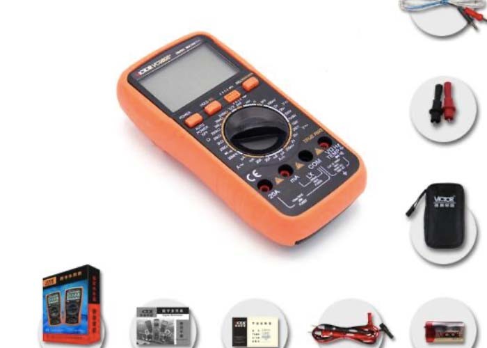VICTOR VC9808+ Portable Digital Multimeter With 1999 Counts